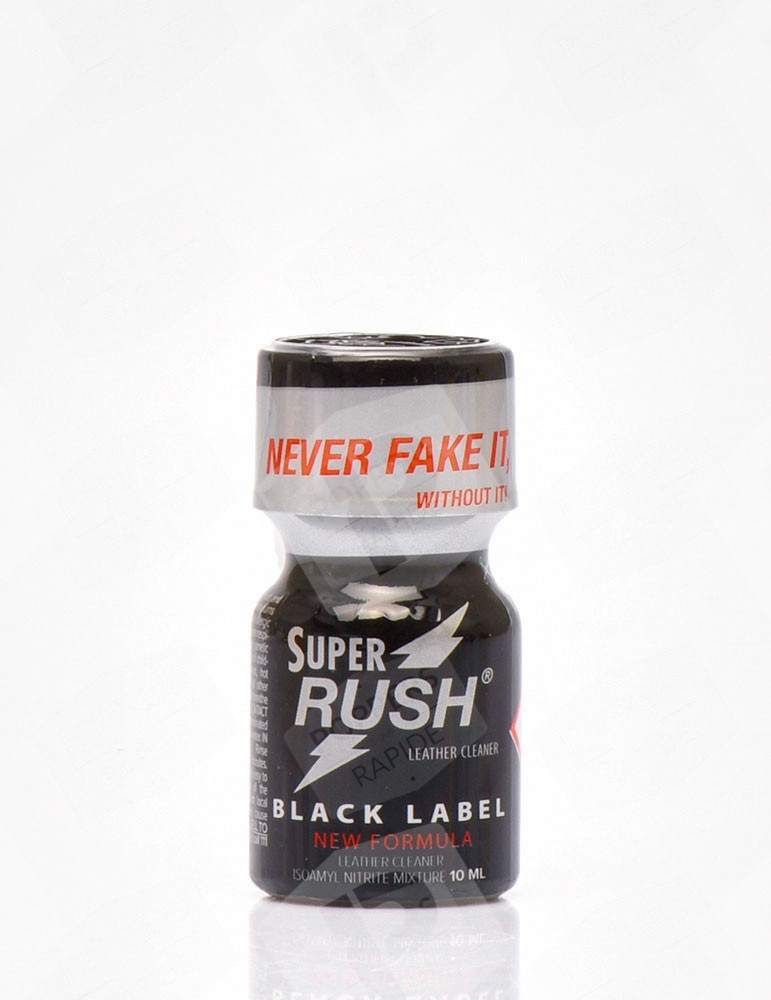 Acheter Poppers Super Rush Black Label 10 ml : Pack de 5, Prix Choc