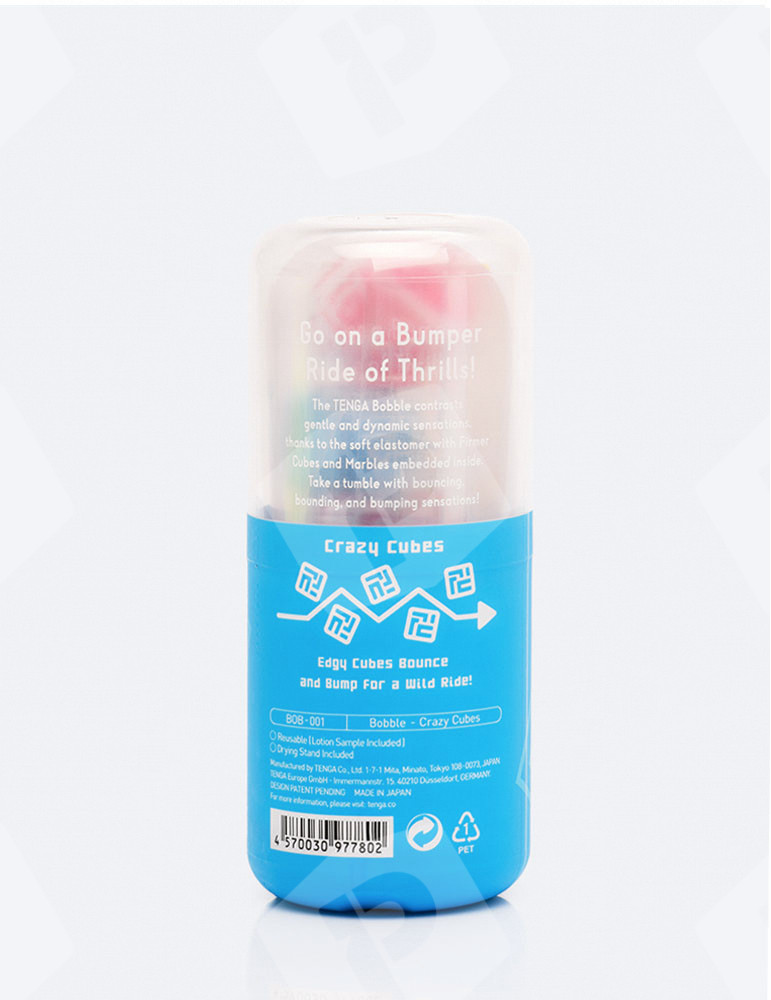 Masturbateur Tenga Bobble Crazy Cubes - Du Plaisir grâce aux Secousses