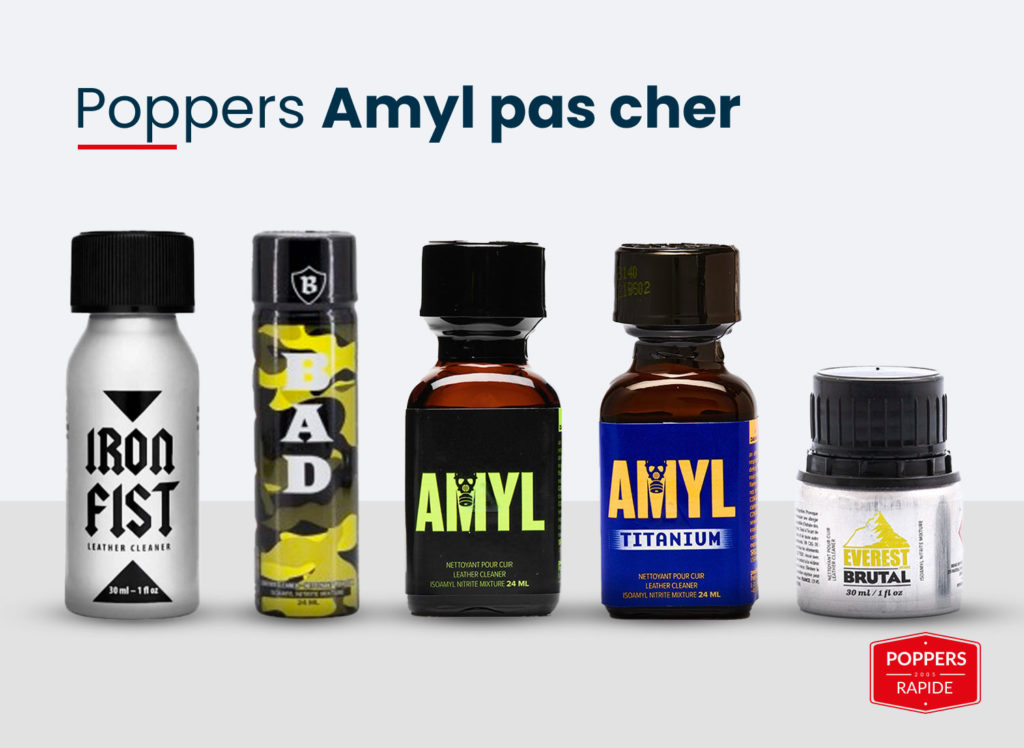 Poppers amyle pas cher : Nos 5 meilleures ventes en 2022